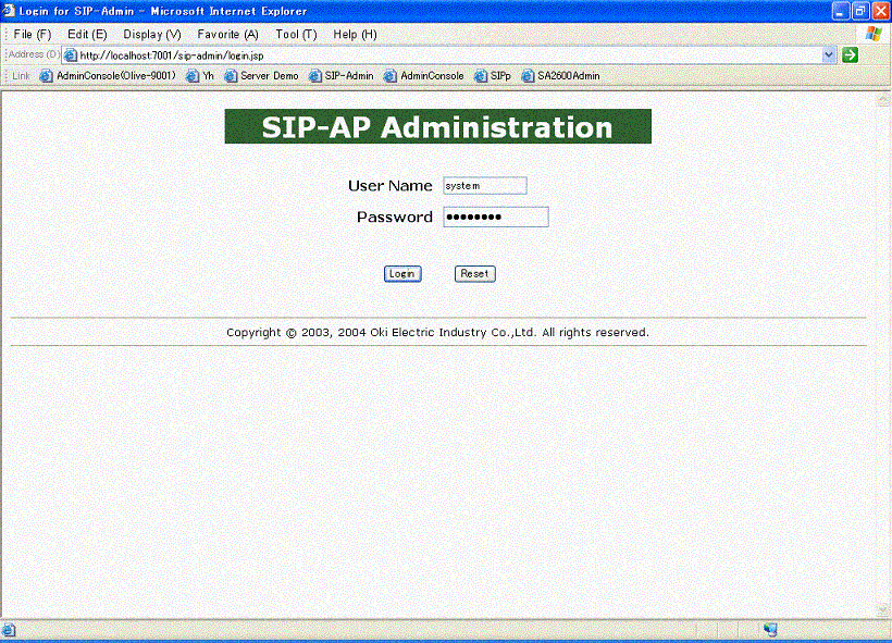 sip-admin Users Guide - SIP Servlet Engine